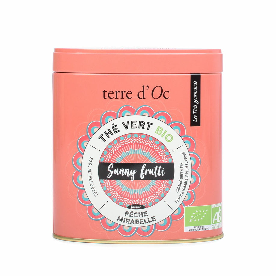 Organic green tea peach & mirabelle plum flavour - terre d’Oc – terre d ...