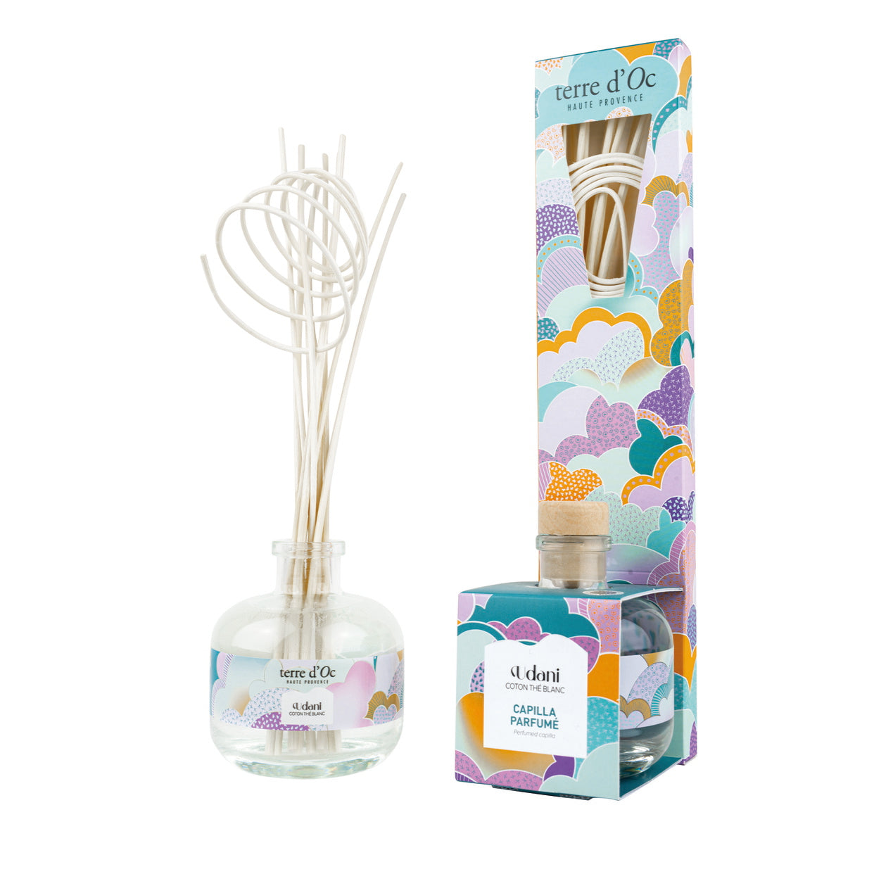 White tea cotton Natural Scented Capilla diffuser 200ml – terre d'Oc ...